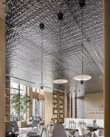 China 304 Stainless Steel Water Ripple Plate Ceiling Background Wall Decoration Sheet for sale