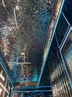 China JIS Stamped Water Ripple Stainless Steel Sheet For Dining Room Walls Ceiling Panels for sale
