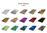 China Rose Gold Water Ripple Stainless Steel Sheet for sale