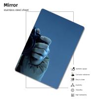 China Customized Size Decorative Stainless Steel Sheet 201 304 316l Cold Rolled 8k Mirror Pvd Color Finish for sale