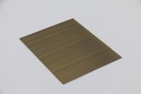 China 304 316 Brushed Bronze Antique Stainless Steel Sheet Wall Decoration 2mm Thickness for sale