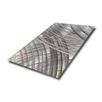 China 3.0mm Innovative 3D Laser Stainless Steel Sheet For Stunning Decorations for sale