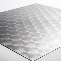 China Customizable 304 Stainless Steel Metal Decorative Sheet 3D Laser Finish for sale