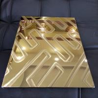 China 0.8mm 1.0mm 3D Laser Stainless Steel Plate For Interior Exterior Wall Decoration for sale