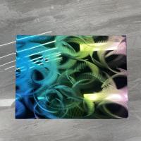 China 0.8mm 1.0mm 3D Laser Stainless Steel Plate For Interior Exterior Wall Decoration for sale