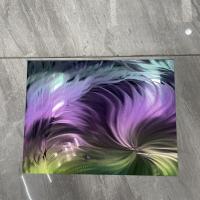 China Customizable 3D Laser Stainless Steel Decorative Sheets 30mm Width for sale