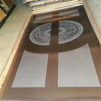 China 304 Etched Mirror Pattern Elevator Stainless Steel Sheet Wall Panels 1219x2438mm for sale