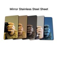 China 3.0mm Mirror Finish Stainless Steel Sheet Mirror Polished SS Plate Cut To Size for sale