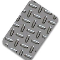China Anti Slide Checkered Stainless Steel Sheet 4x8 1.5mm 2.0mm Stamped Plate for sale