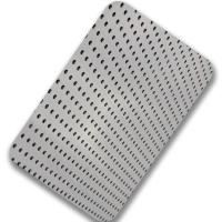 China AiSi Slotted Perforated Sheet Metal Wall Decor 1.5 Mm Stainless Steel Sheet for sale