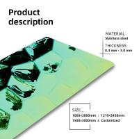 China Custom PVD Color 201 304 316 Water Ripple Stainless Steel Sheet Stamped Hammered Pattern for sale