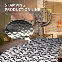 China Water Ripple Finish Hammered Black Stainless Steel Decorative Sheet For Wall Cladding for sale