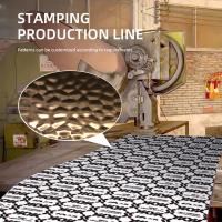 China 201 304 316 Rose Gold Water Ripple Hammered Stainless Steel Sheet 0.5mm 0.8mm 1.0mm 1.2mm Ss  Steel Plate for sale