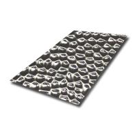 China Grand Metal Pvd Color Mirror Water Ripple 304 Stainless Steel Sheet For Hotel Decoration for sale