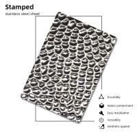 China Grand Metal Pvd Color Mirror Water Ripple 304 Stainless Steel Sheet For Hotel Decoration for sale