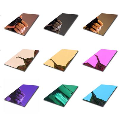 China 8k 304 316 Stainless Steel plate Gold Colour Mirror Finish Stainless Steel Sheet for sale