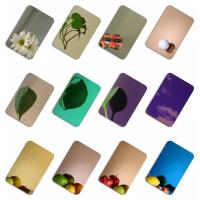 China Mirror Polished PVC AISI 201 316 Stainless Steel Sheets Plate Anti - Fingerprint for sale