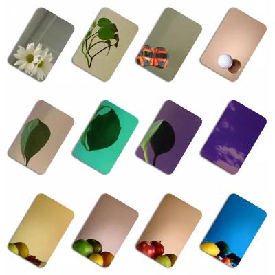 China Mirror Polished PVC AISI 201 316 Stainless Steel Sheets Plate Anti - Fingerprint for sale