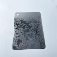 China Pvd Color Coating Embossed Stainless Steel Sheet 201 304 4*8ft For Decorative Wall Panels for sale