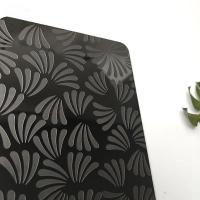 China 0.3mm Thickness Etched Stainless Steel Sheet 304 304L 316L 430 Engraved Metal Plates for sale