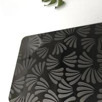 China 0.3mm Thickness Etched Stainless Steel Sheet 304 304L 316L 430 Engraved Metal Plates for sale