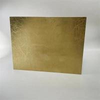 China Champagne Gold Rose Gold Bronze 304 Stainless Steel Sheet Etched Mirror Decorative Panel for sale