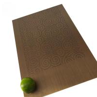 China Champagne Gold Rose Gold Bronze 304 Stainless Steel Sheet Etched Mirror Decorative Panel for sale