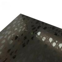 China Decorative Etched Stainless Steel Sheet 316l 410 SS Plate Customized Pattern for sale