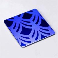 China Mirror Polished Etched 430 201 304 Stainless Steel Sheets Decorative Customizable Pattern for sale