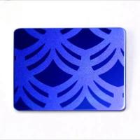 China Mirror Polished Etched 430 201 304 Stainless Steel Sheets Decorative Customizable Pattern for sale