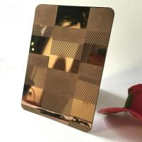 China Color Etched Stainless Steel Sheet 201 304 316 Stainless Steel Plate for sale