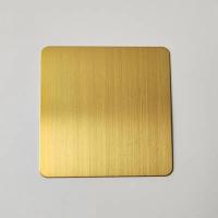 China 201 304 316 PVD Coated Stainless Steel Sheet With Anti Finger Print Stainless Steel Plate for sale