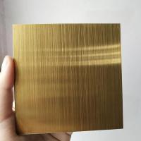 China 201 304 316 PVD Coated Stainless Steel Sheet With Anti Finger Print Stainless Steel Plate for sale