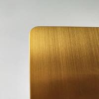 China 201 304 316 PVD Coated Stainless Steel Sheet With Anti Finger Print Stainless Steel Plate for sale