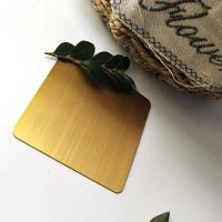 China 201 304 316 PVD Coated Stainless Steel Sheet With Anti Finger Print Stainless Steel Plate for sale