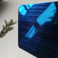 China Blue Color Coated Stainless Steel Sheet 304 3.0mm Thickness For Elevator Decoration for sale