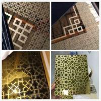 China JIS Ss304 Stainless Steel Sheet Elevator Etched Stainless Steel Panels for sale