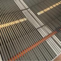 China 1000mm 304 Stainless Sheet Metal Gold Elevator Door Custom Stainless Steel Panels for sale