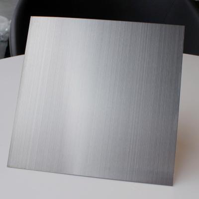 China 1mm Brushed Finish Cold Rolled Steel Plate Customized Size 304 316 Stainless Steel Sheet for sale