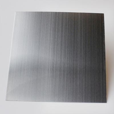 China 304 Grade Brushed Stainless Steel Sheet 0.9Mm Black Hairline Finish for sale