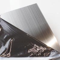 China 304 Grade Brushed Stainless Steel Sheet 0.9Mm Black Hairline Finish for sale