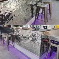China ISO9001 Bending Stainless Steel Sheet Water Ripple Hammered Metal Plate for sale