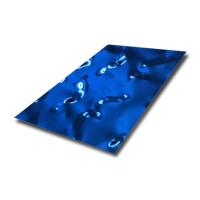 China JIS Decorative Stainless Steel Sheet Stamped Water Ripple For Ceiling Decoration for sale