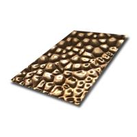 China Grade 304 2b Ba No. 4 Finish SS Steel Sheet Honeycomb Texture Stainless Steel Stamped Sheet for sale