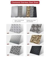 China SS304 Stainless Steel Checkered Plate 5mm 6mm Decorative Stainless Steel Sheet for sale