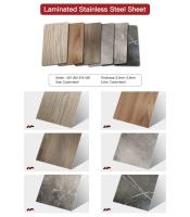China 304 316 Stainless Steel Lamination Sheet Laminated Metal Steel Plate Max. Width 1500mm for sale