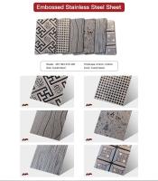 China 3mm Thickness Diamond Embossed Stainless Steel Sheets 201j1 Decorative for sale