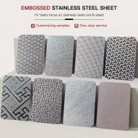 China 3mm Thickness Diamond Embossed Stainless Steel Sheets 201j1 Decorative for sale
