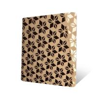 China Customized Etching Patterns Stainless Steel Sheets Metal 0.3mm Thickness for sale