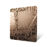 China Customized Etching Patterns Stainless Steel Sheets Metal 0.3mm Thickness for sale